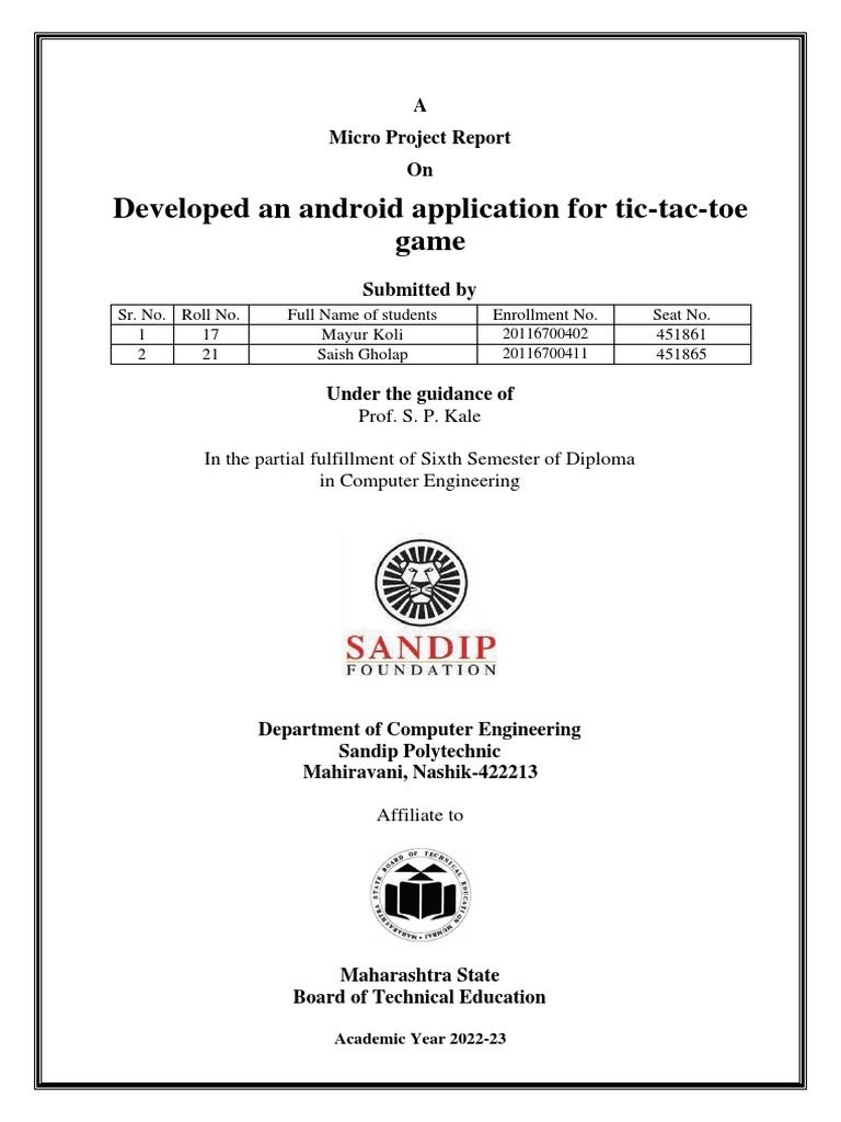 MAD Microproject | PDF | Mobile App | Android (Operating System)
