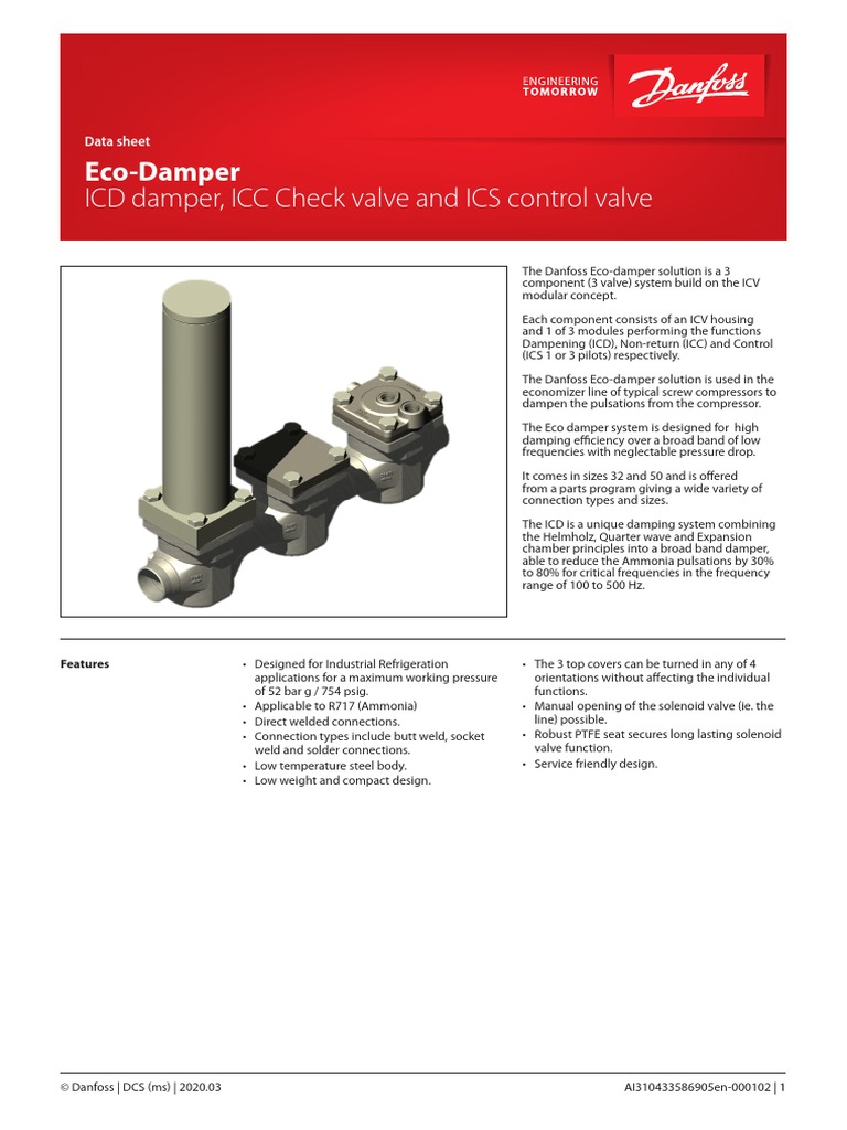 Danfoss Economozer | PDF | Valve | Pipe (Fluid Conveyance)