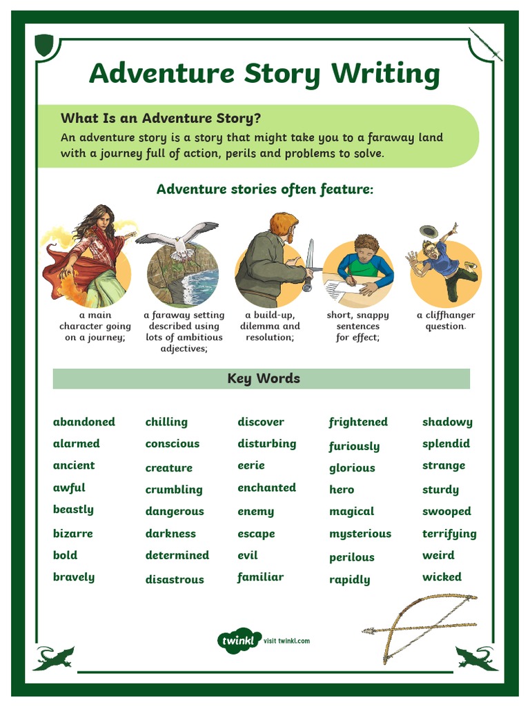 Elements of Adventure Story Writing | PDF