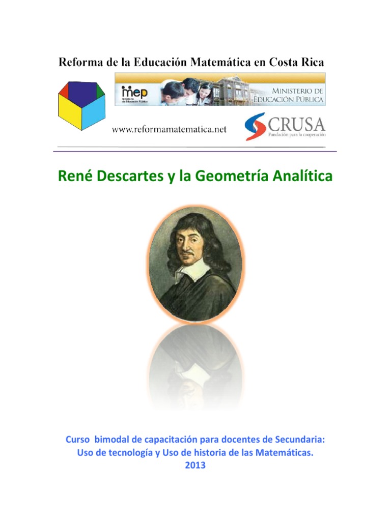 René Descartes y La Geometría Analítica | Descargar gratis PDF ...