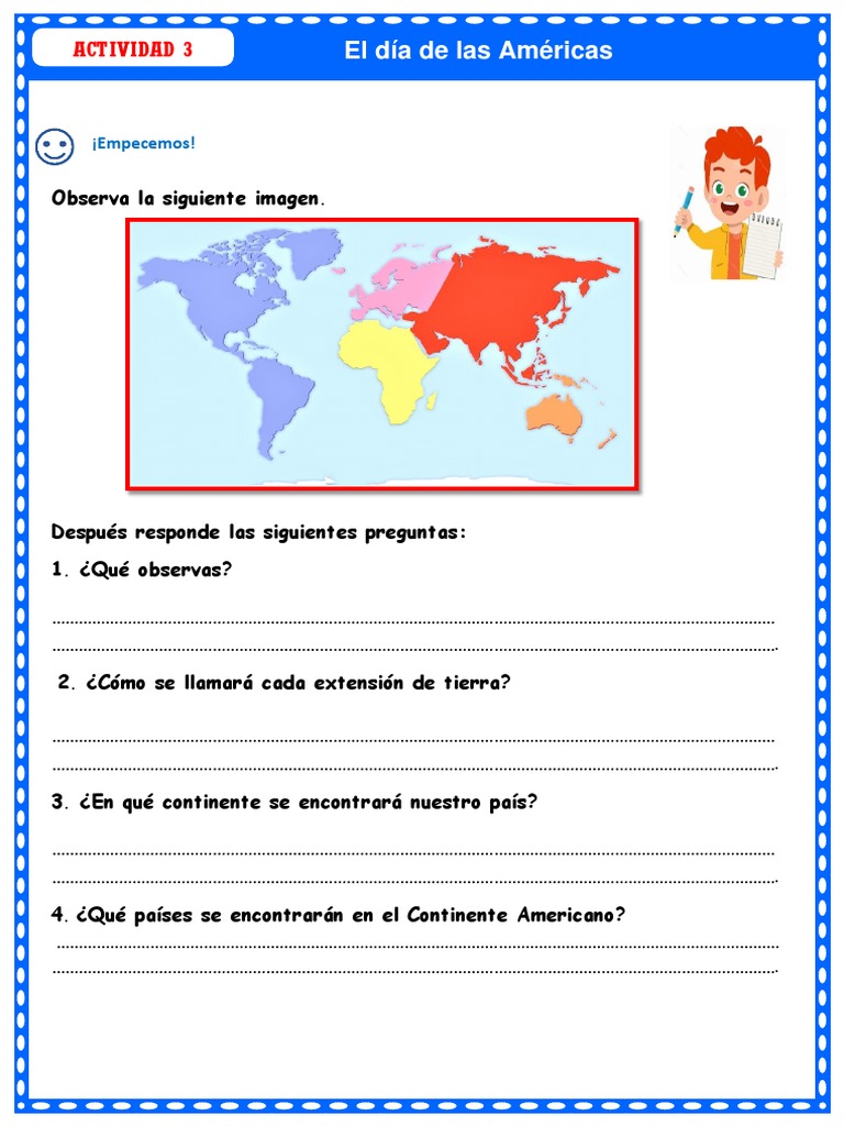 Día de las Américas: Unión y Paz | PDF