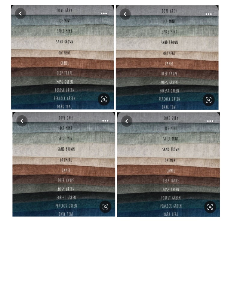 Linen Swatches | PDF