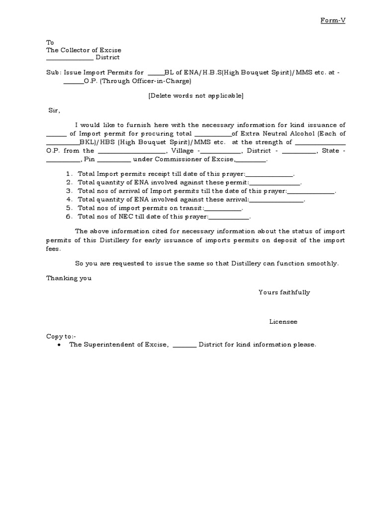 Format For ENA | PDF | Alcoholic Drinks