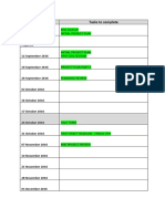 Epq Gantt Chart Template | PDF