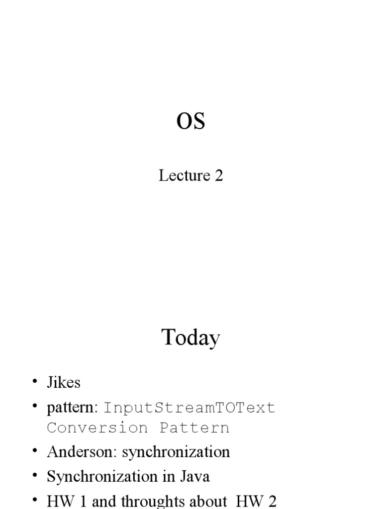 Java Synchronization Techniques | PDF