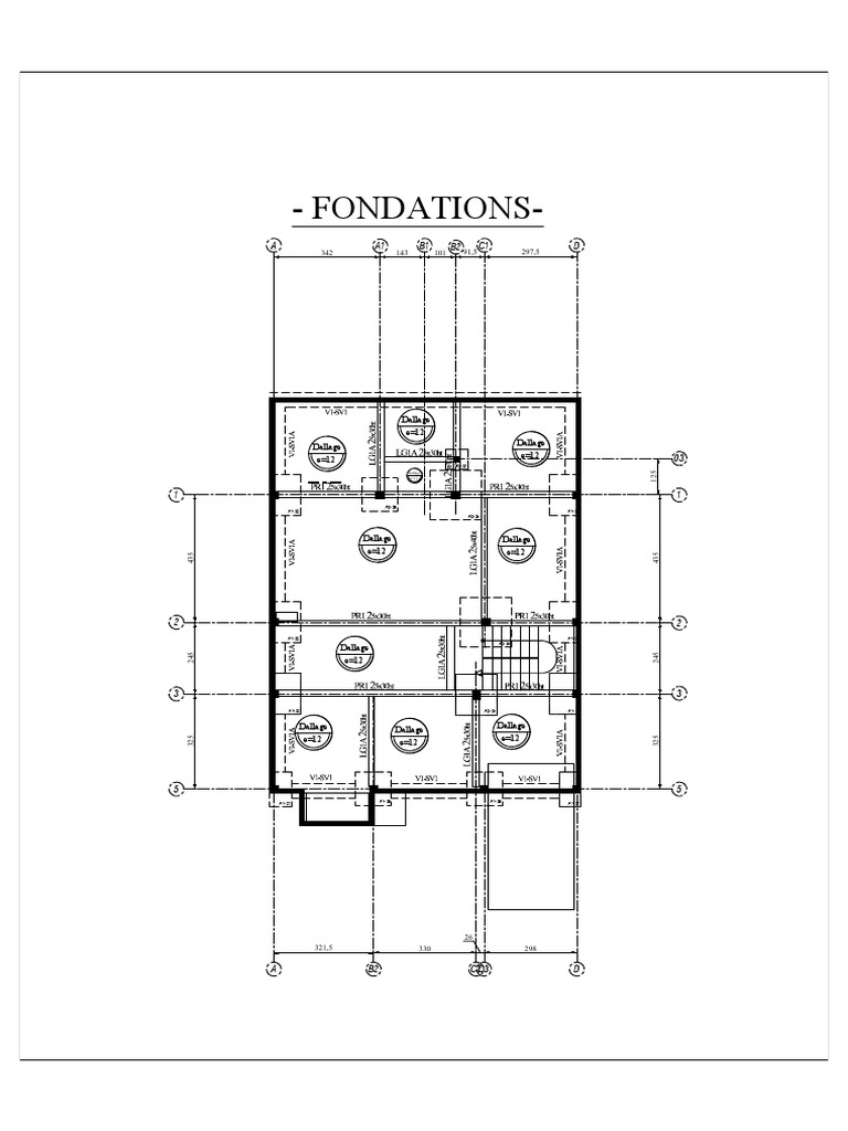 VILLA MR MEHDI - Fondation | PDF