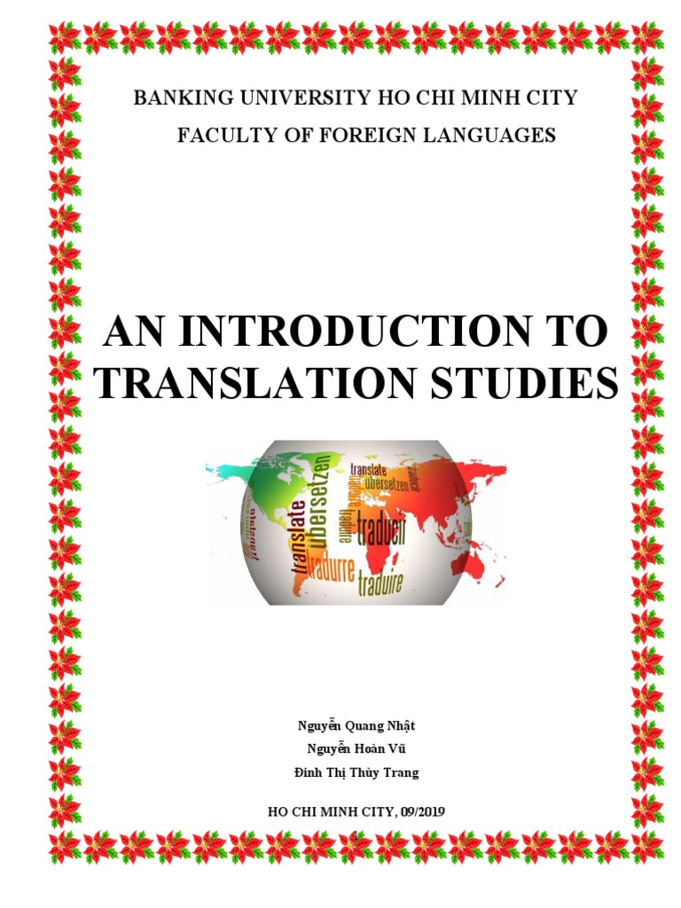 An Introduction To Translation Studies | PDF | Foreign Language Studies