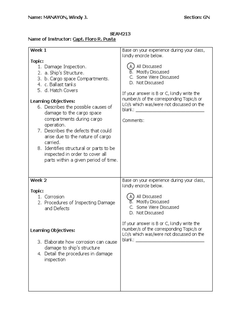 28th Batch Survey Prior Assessment | PDF