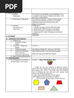 G7-MATH-MATATAG-LESSON-PLAN Quarter 1 | PDF | Polygon | Rectangle