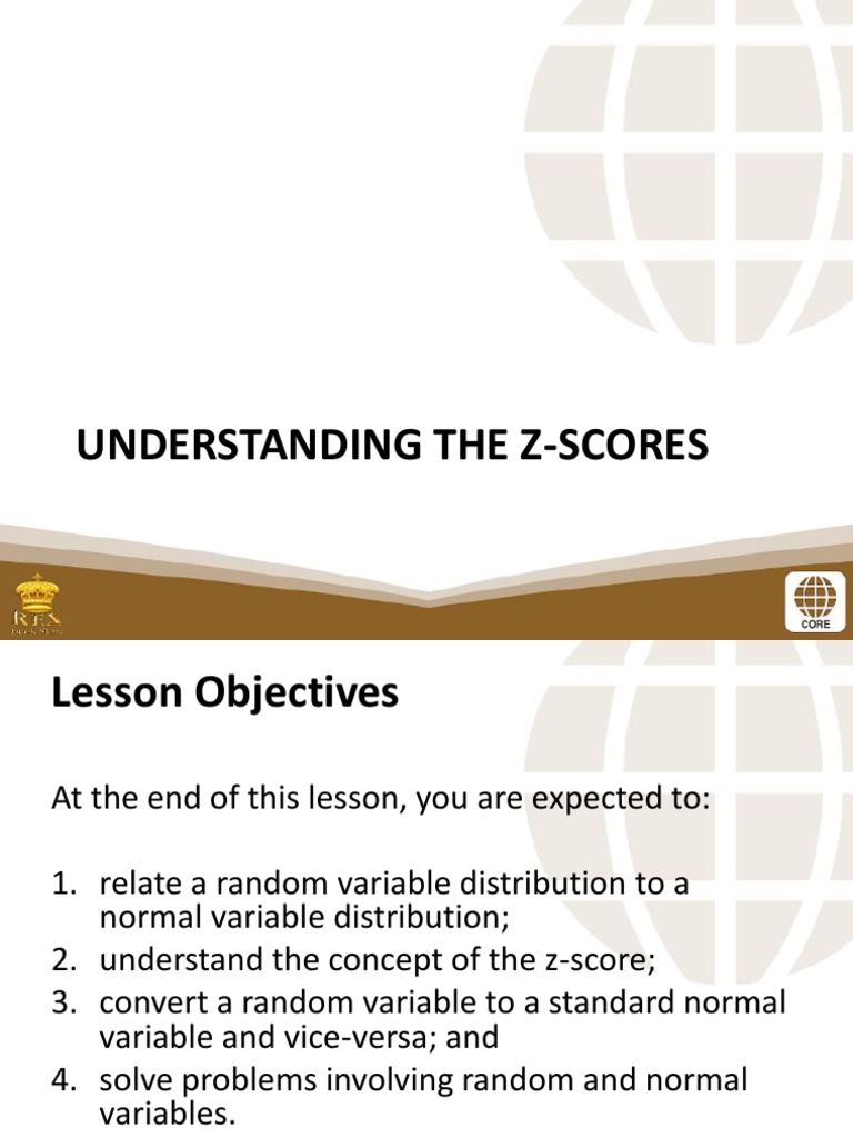 Understanding Z-Scores in Statistics | PDF | Standard Score | Normal ...
