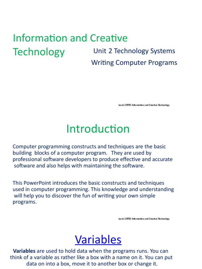 Writing Computer Programs Pdf Variable Computer Science Programming