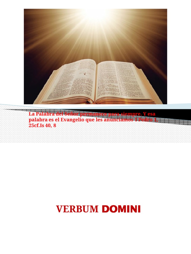Verbum Domini | PDF