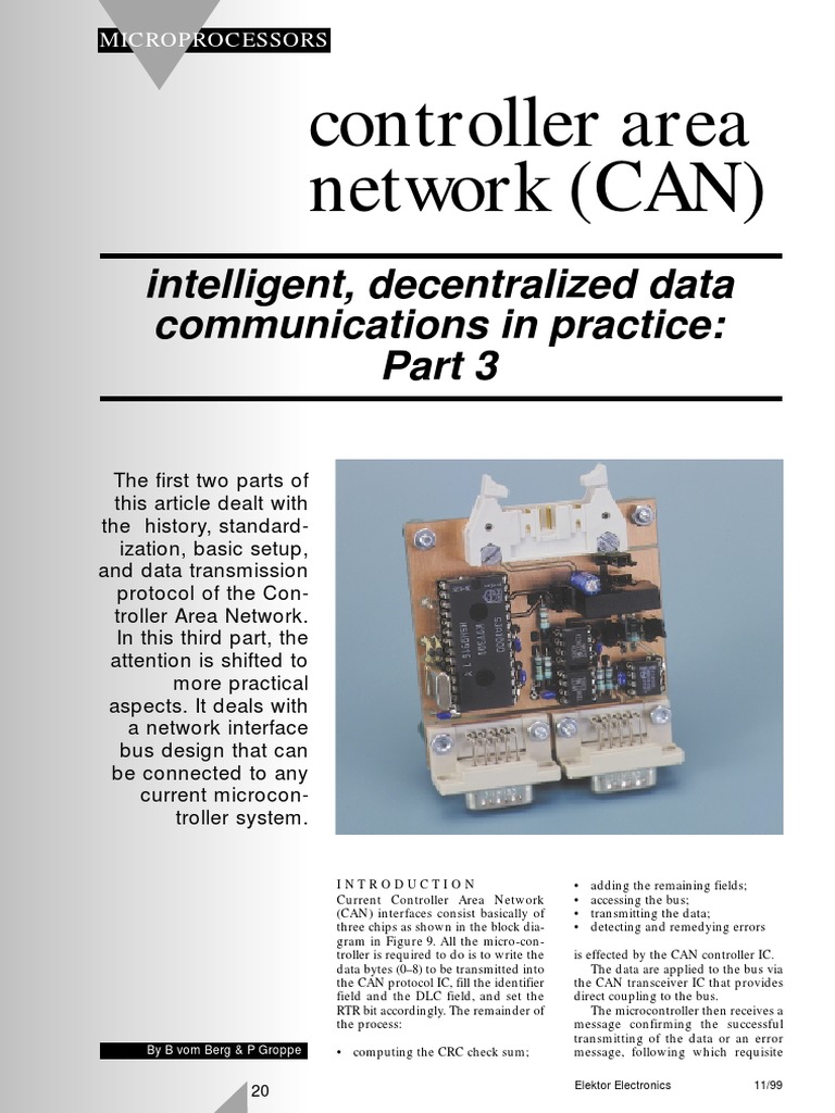 CANBus Part 3 | PDF