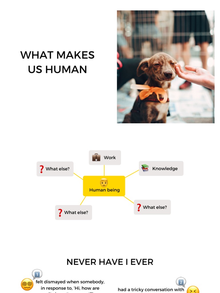 What Makes Us Human | PDF