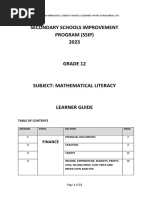 Math Lit Grade 11 P2 Nov Exam Examplar Question Paper 2024 | PDF | Area ...