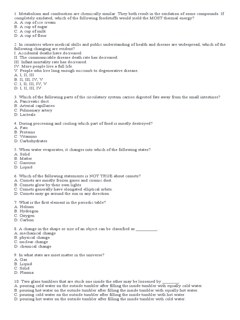 (Science Part 2) Gen Ed LET Reviewer | PDF | Moon | Earth