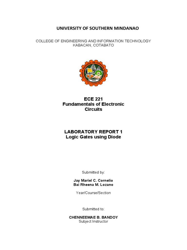 EcE-121-lab-Report-Cornelio and Lozano | PDF | Electronic Circuits | Logic Gate