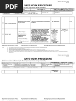 Share JSA for piling activity | PDF | Safety | Working Conditions