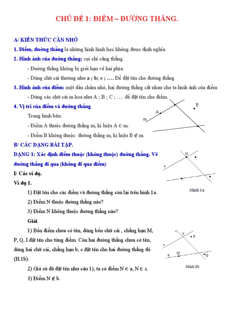 Bai Tap Hinh Hoc 6 Theo Chu de | PDF