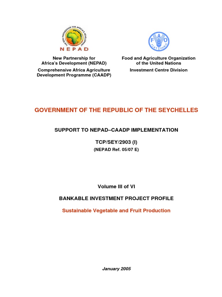 Sustainable Vegetable Production Project | PDF | Agriculture | Irrigation