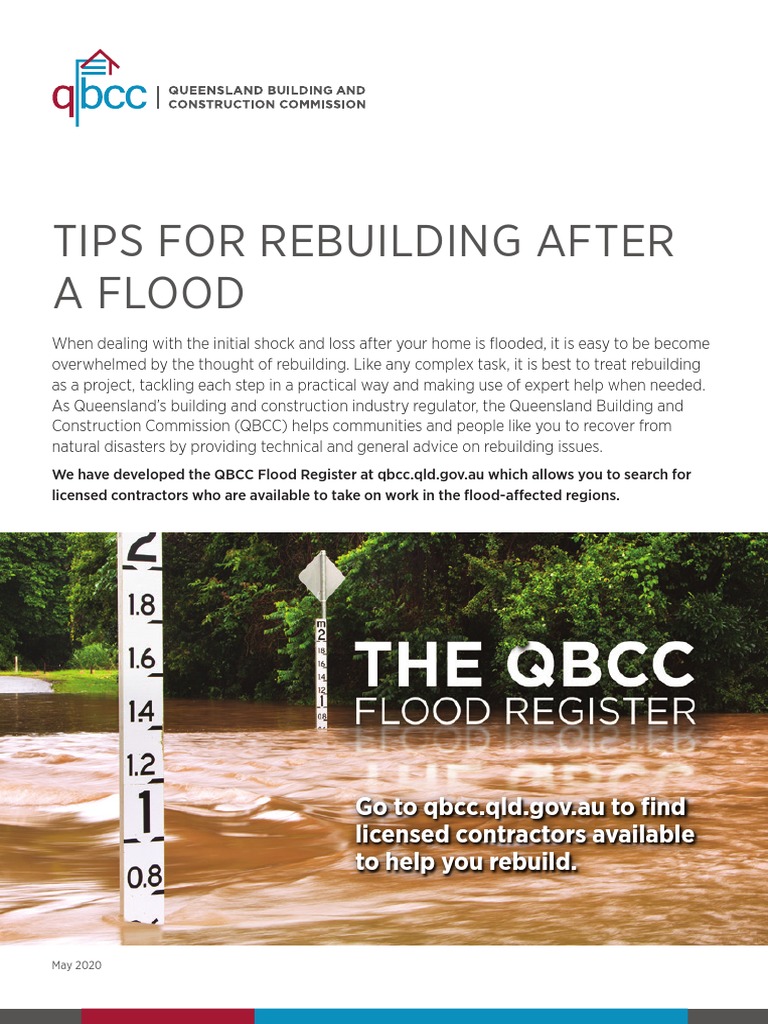 Rebuilding After Flood: Essential Tips | PDF | Queensland | Insurance