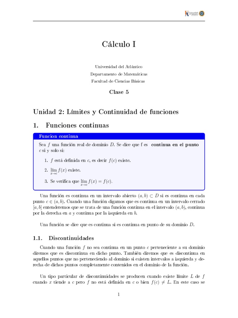 Continuidad | PDF
