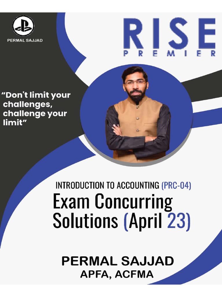 ITA Solutions April 23 by Permal Sajjad | PDF