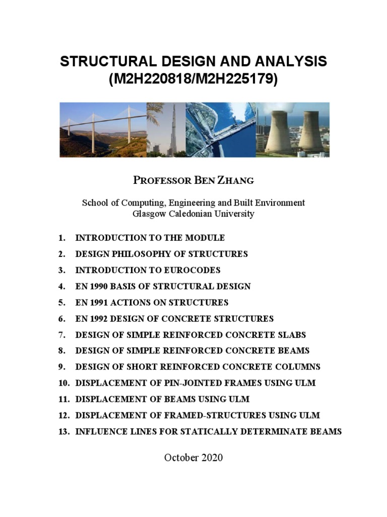 Structural Design and Analysis (M2H220818/M2H225179) | PDF