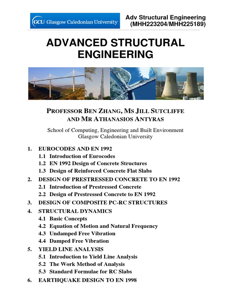 Advanced Structural Engineering: P B Z, M J S M A A | PDF | Civil Engineering | Structural ...