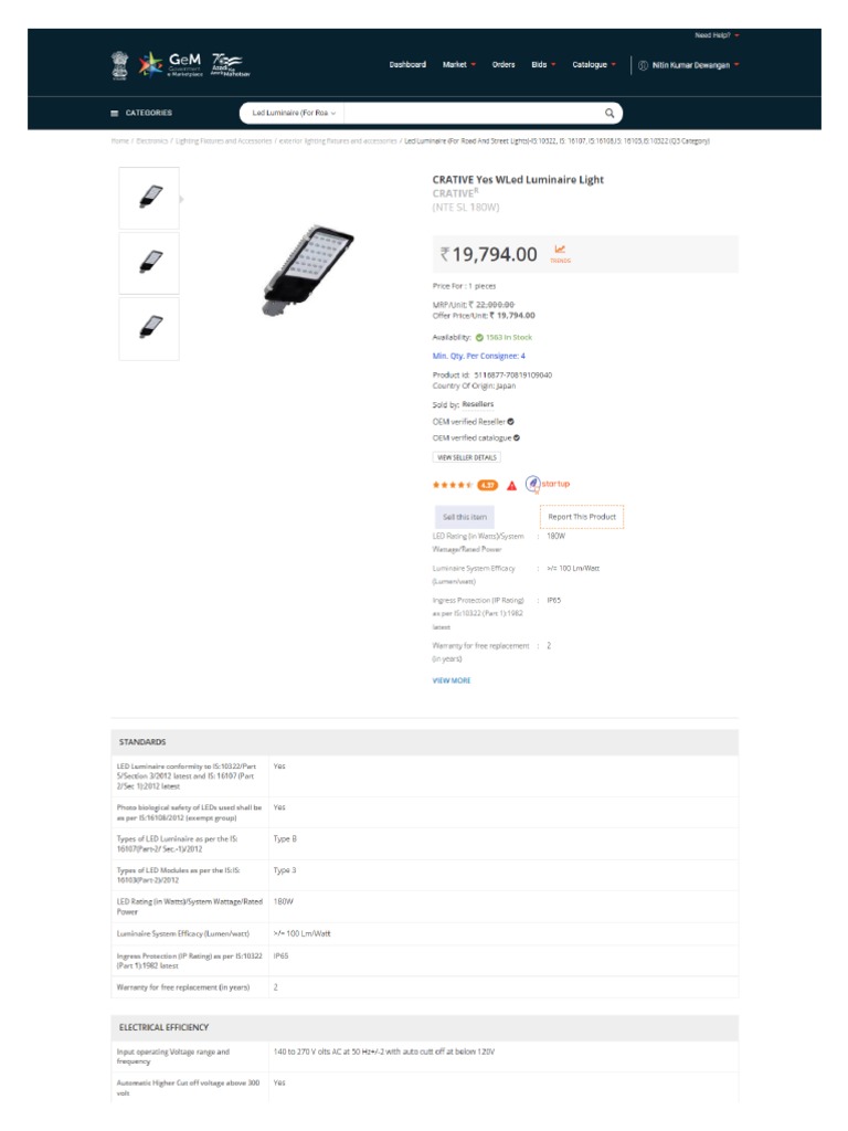 Screencapture MKP Gem Gov in Led Luminaire Road Street Lights 10322 ...