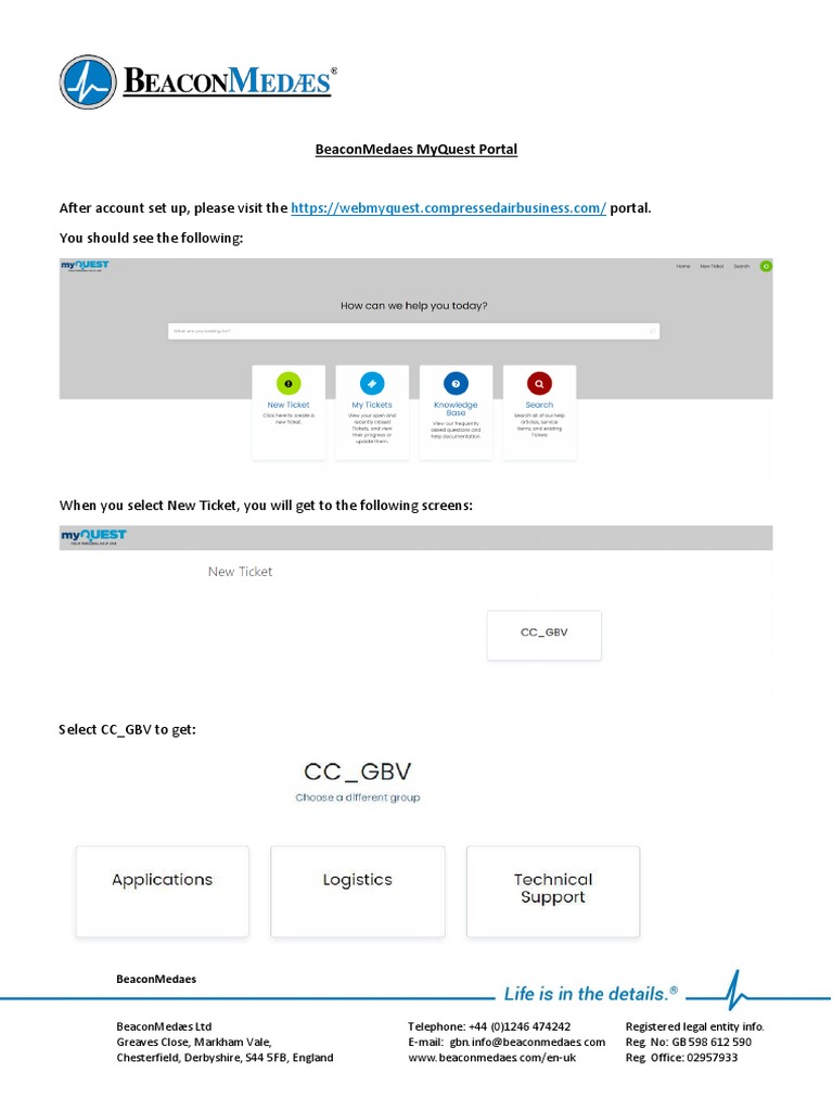 BeaconMedaes myQUEST | PDF