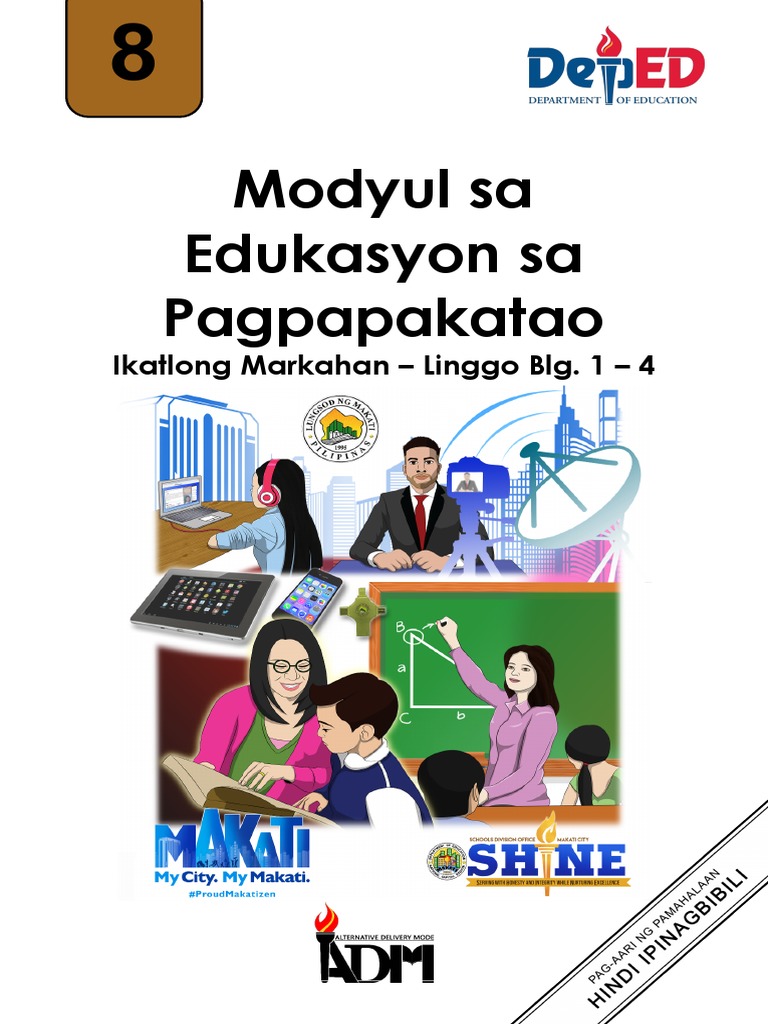 Modyul Sa Edukasyon Sa Pagpapakatao: Ikatlong Markahan - Linggo Blg. 1 - 4 | PDF