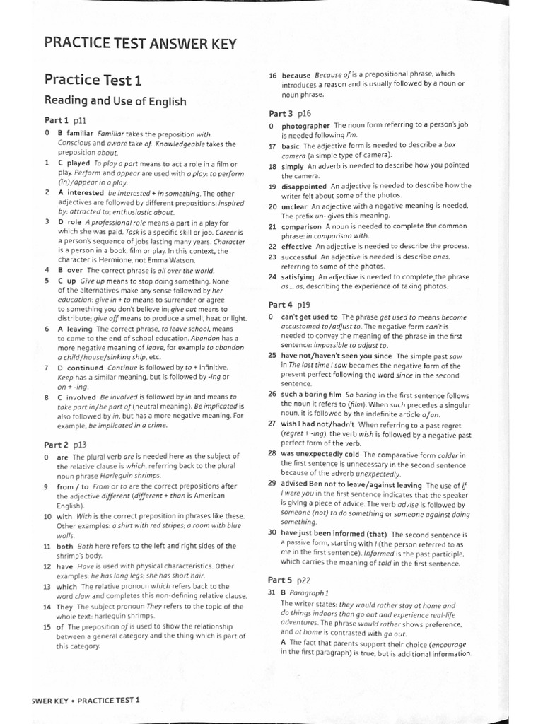 Test 1 Keys (2990) | PDF