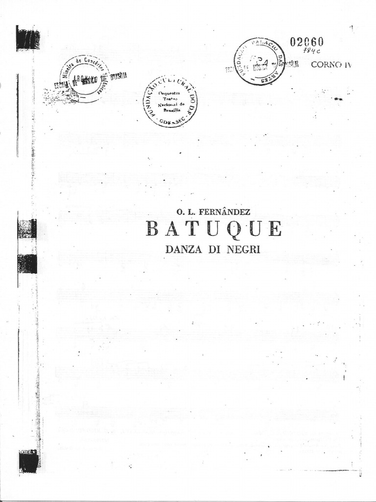 Batuque - Corno IV | PDF