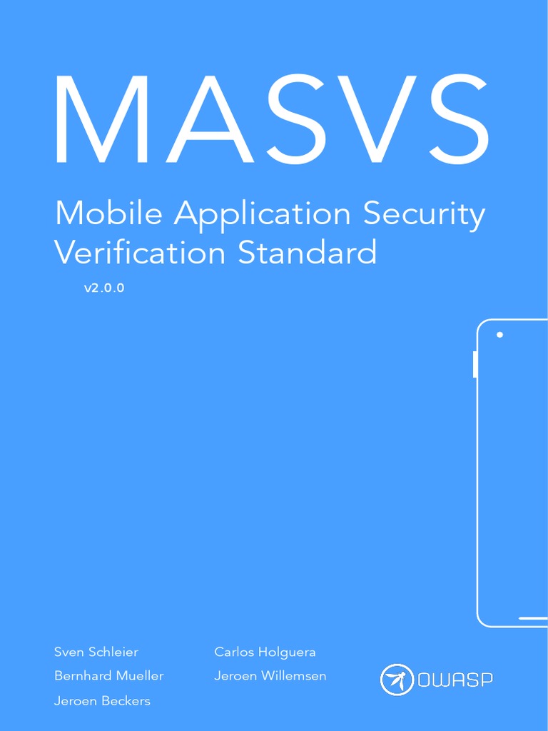 OWASP Mobile Application Security Verification Standard v2.0.0 | PDF