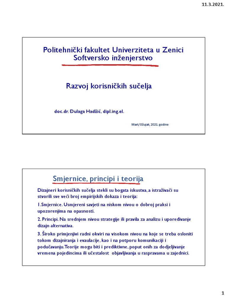 RKS Smjernice Principi | PDF