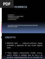 Clasificación de Los Indicios | PDF | Naturaleza | Física
