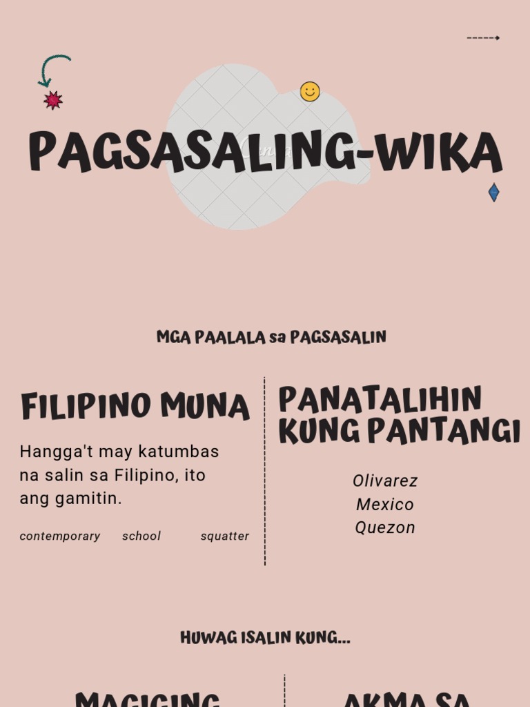 PAGSASALIN | PDF