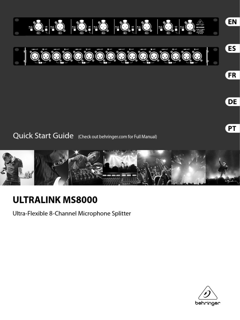 Ultralink Ms8000: Quick Start Guide | PDF