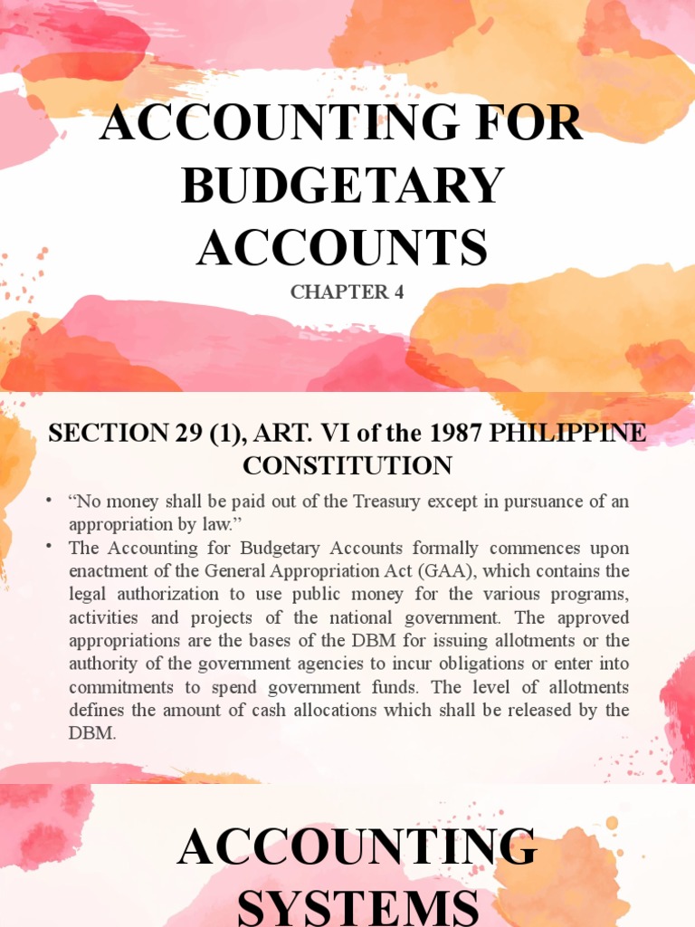 Chapter-4_Accounting-for-Budgetary-Accounts | PDF