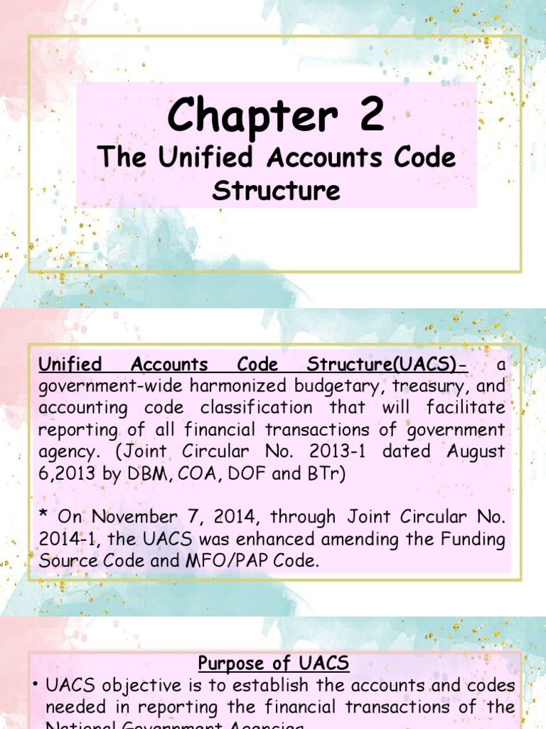 Government Financial Coding Guide | PDF