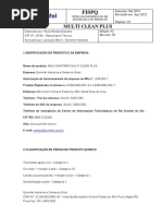 FISPQ SV Epóxi Profissional: Segurança e Riscos | PDF | Epóxi | Química