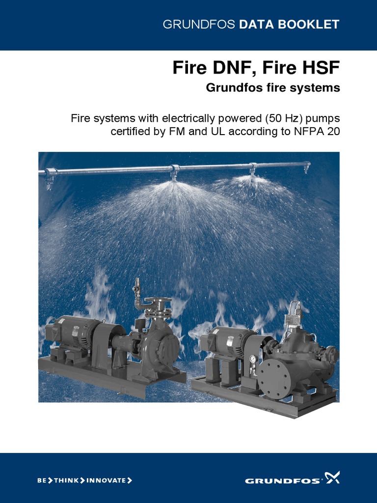 Grundfos Fire Pump Systems Data Booklet: An Insightful Guide to NFPA Compliant Fire Pump Systems ...