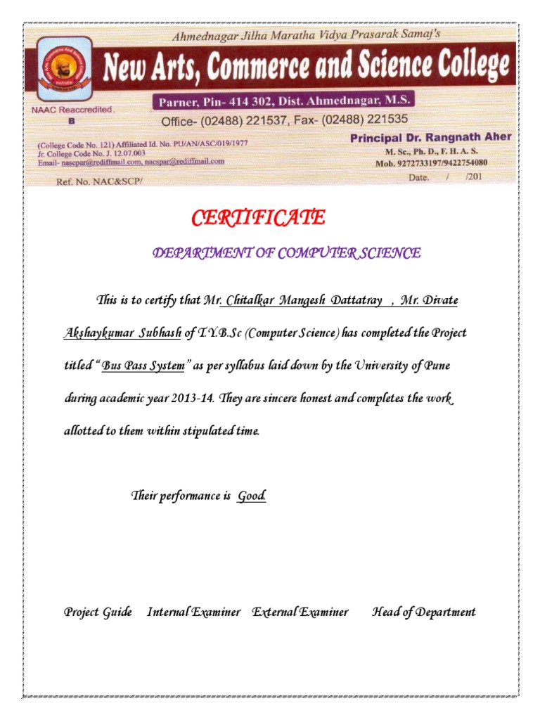 Bus Pass System | PDF