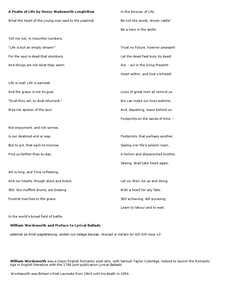 Romantic Poets and Their Legacy | PDF | William Wordsworth | Renaissance