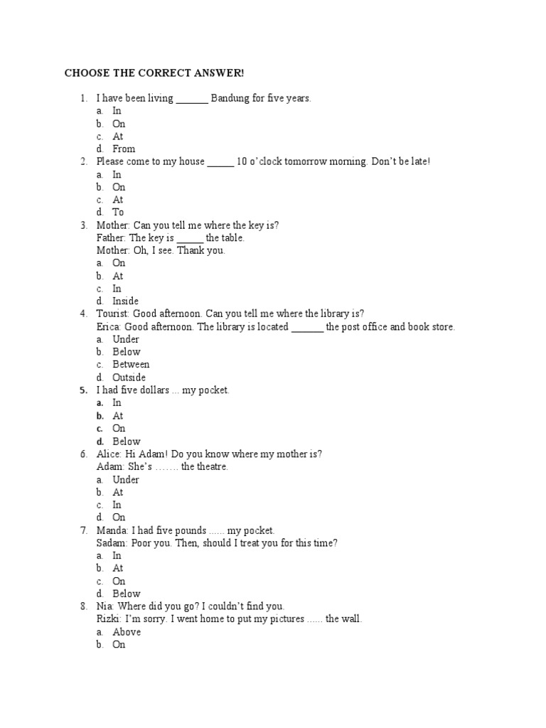 Grade 7 English Exercise Worksheet | PDF