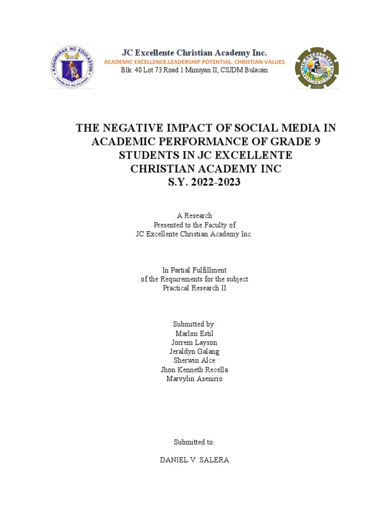 Final Research Chapter 1-5 | PDF