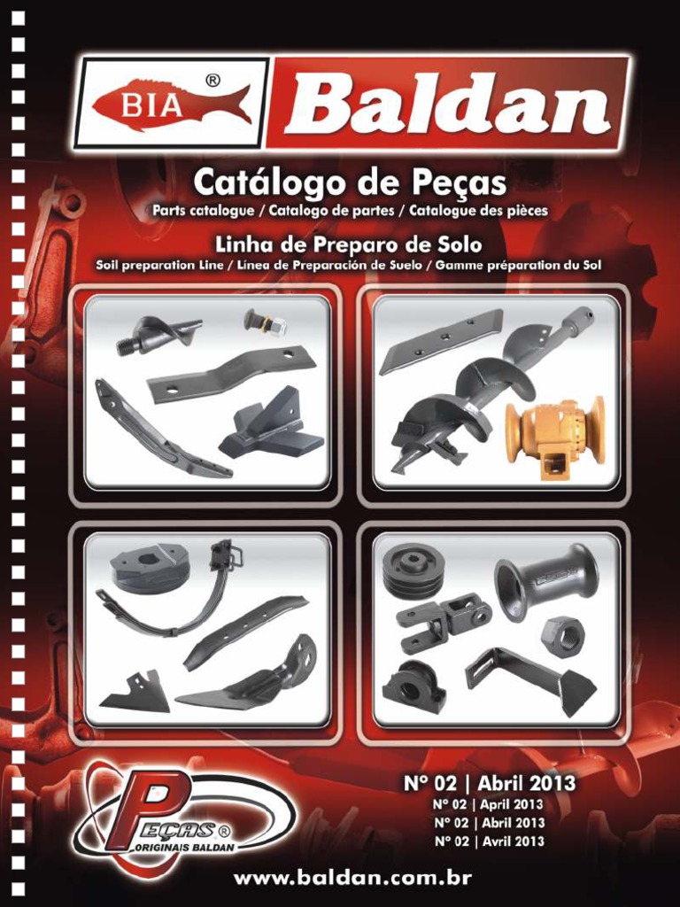 Catalogo Baldan de Pecas Promocional 2013 | PDF