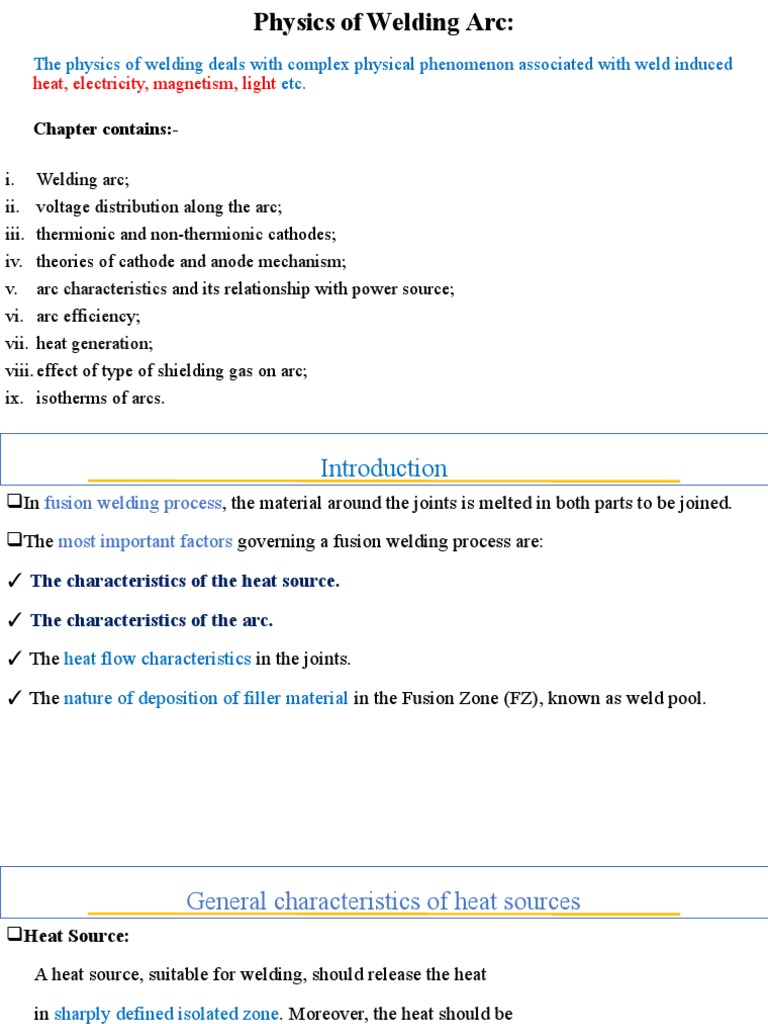 Physics of Welding Arc Dynamics | PDF | Electric Arc | Construction