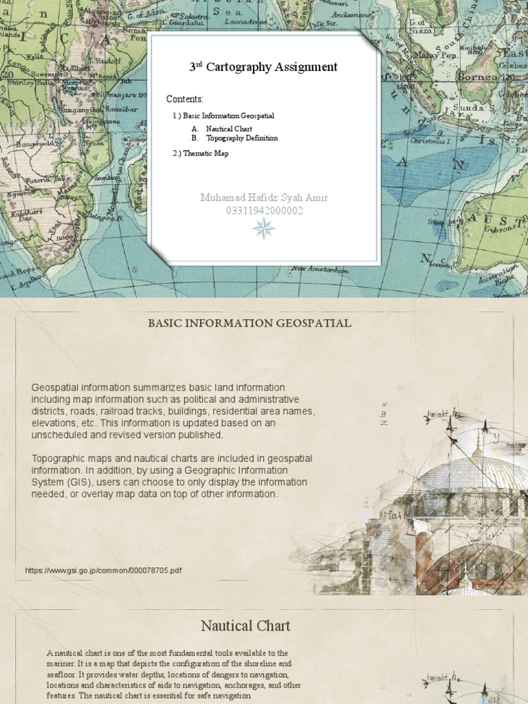 Geospatial and Thematic Mapping Overview | PDF | Topography | Map